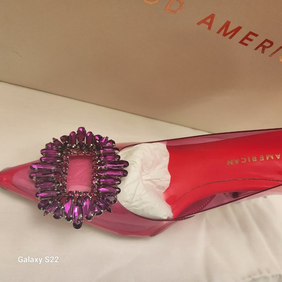 Good American | Shoes | Good American Pink Cinderfckingrella Pump Nib ...